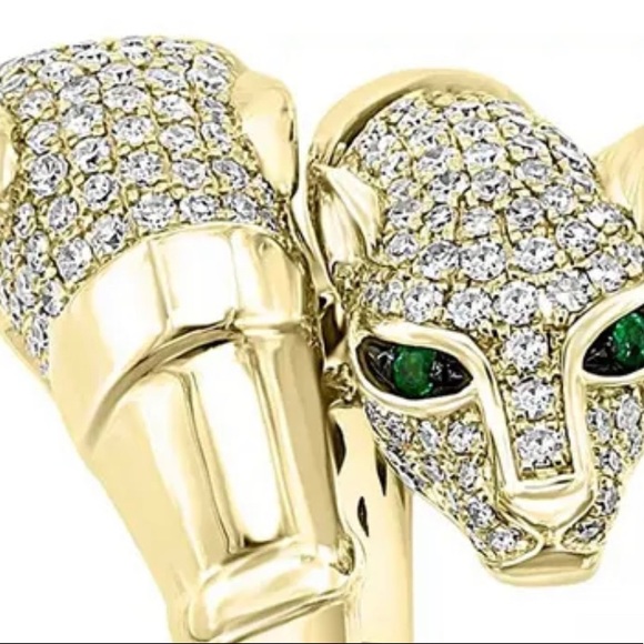 Jewelry | Double Panther Head Fashion Ring | Poshmark